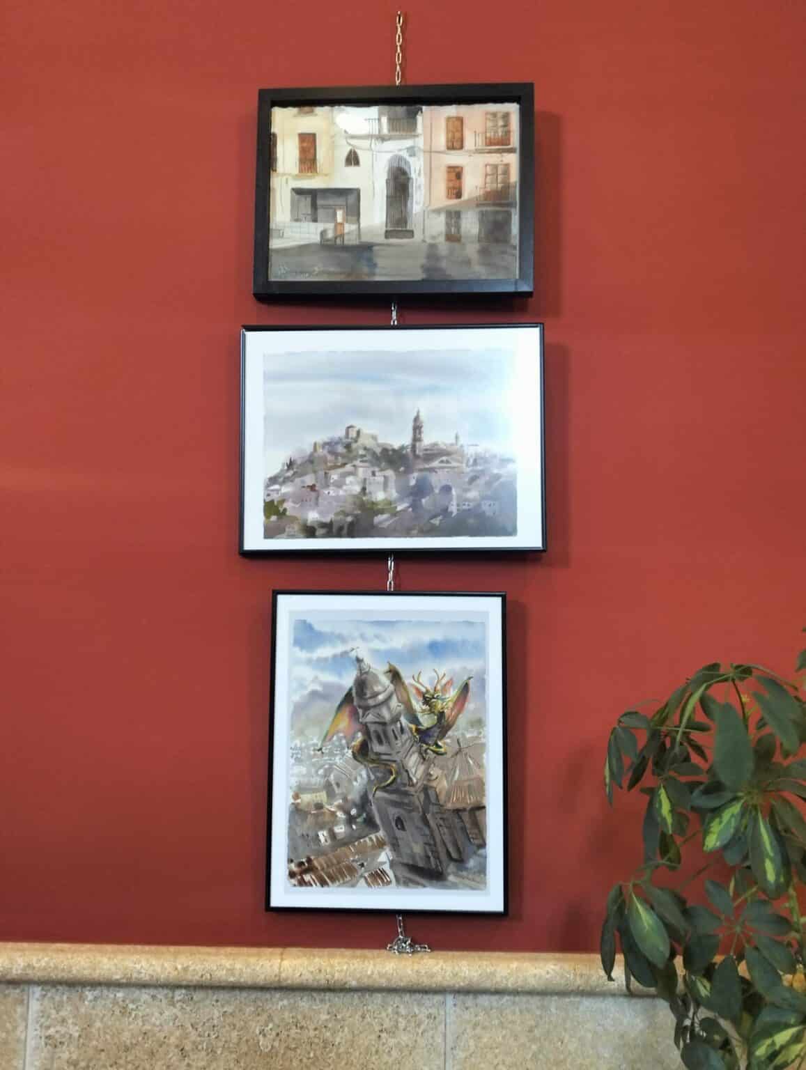 Lojaña, exposición de acuarelas Jose Luis Ocaña en Flati